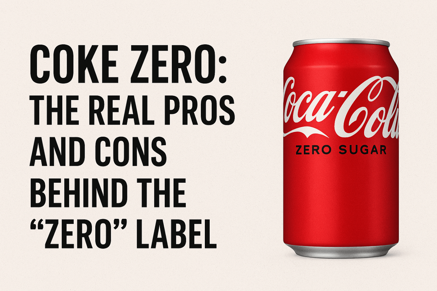 Coke Zero: The Real Pros and Cons Behind the “Zero” Label – MOTEVENTURE