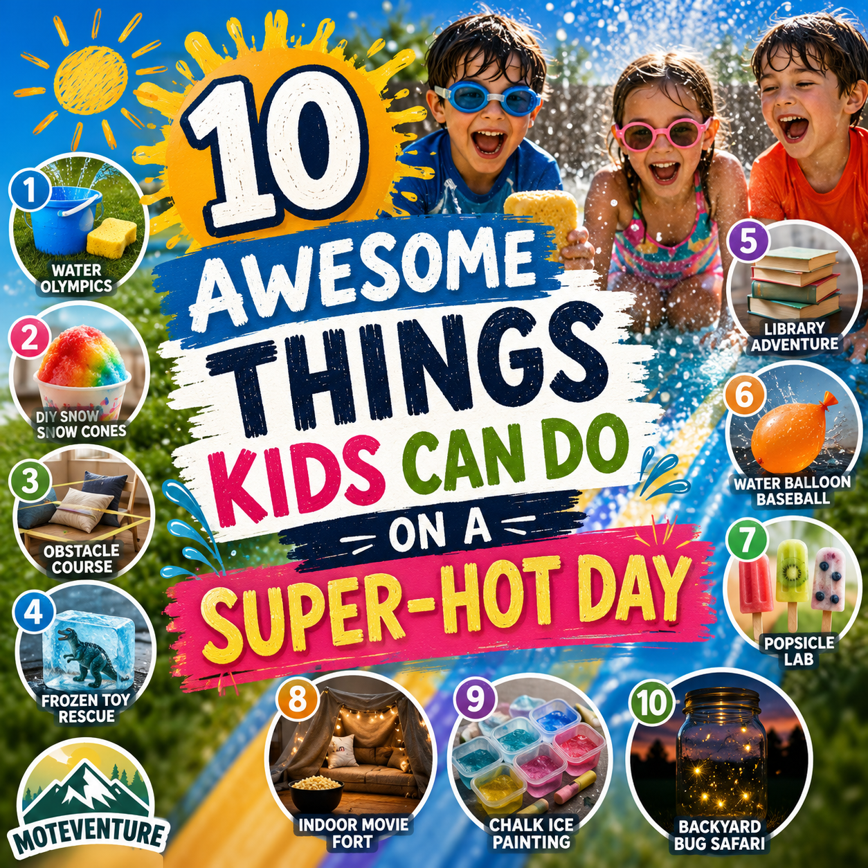 10 Awesome Things Kids Can Do on a Super‑Hot Day – MOTEVENTURE